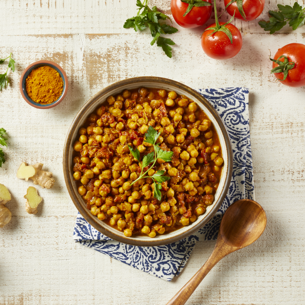 Turmeric Ginger Chickpeas | Burnett Fine Foods